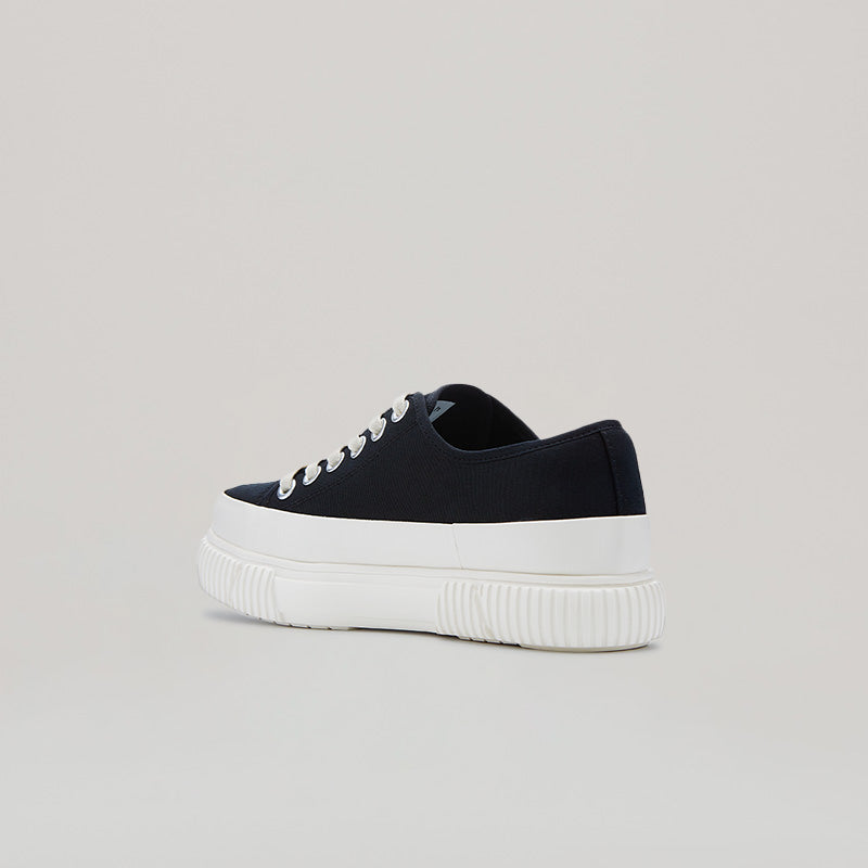 both - EVA PLATFORM SNEAKER-WHITE/BLACK – both paris