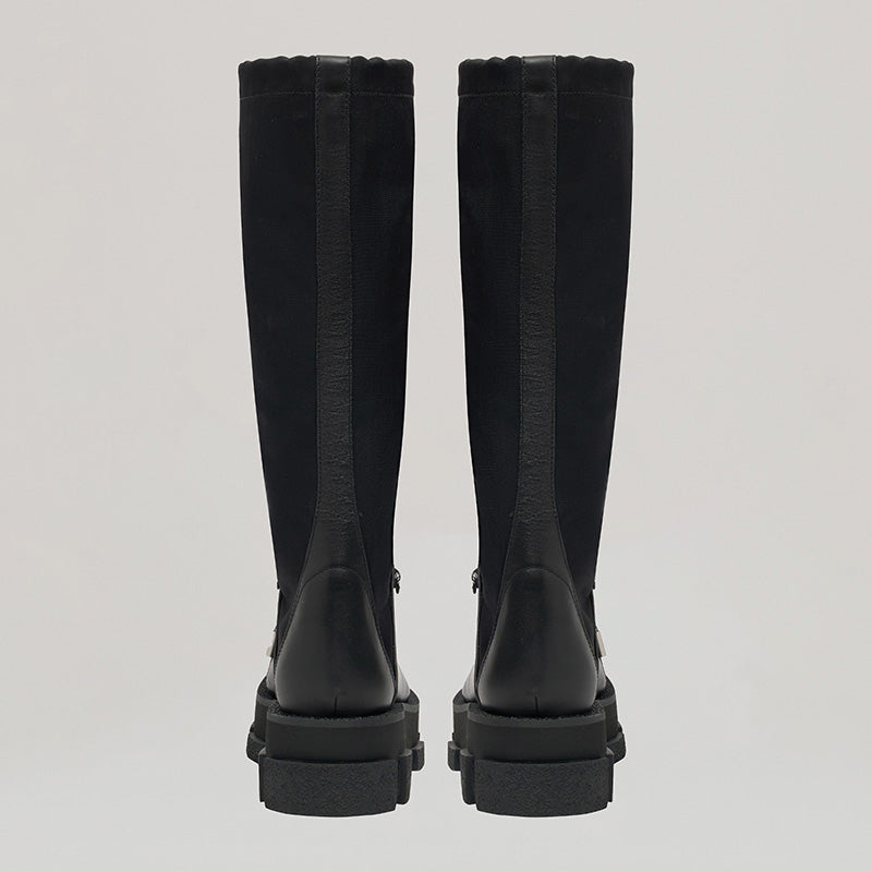 both x DION LEE-GAO PLATFORM OVER BOOT WITH LACING-BLACK – both paris
