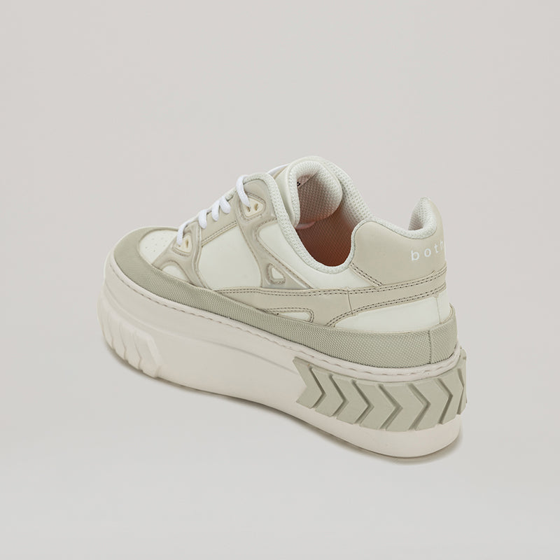 both - TYRES PLATFORM RUNNER-WHITE/BEIGE – both paris